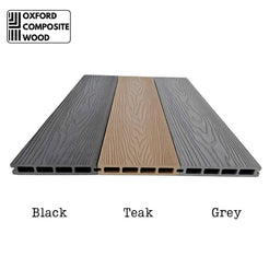 2.9 m Woodgrian Composite Decking - Grey – Oxford Composite